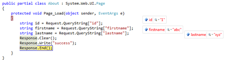 Call ASP.Net webpage asynchronously with get/post method type with parameters in callback method ...