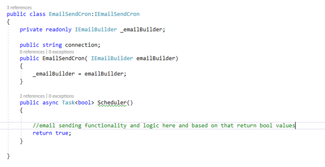 Setup Quartz.net in ASP.NET Core web application - Treta Infotech