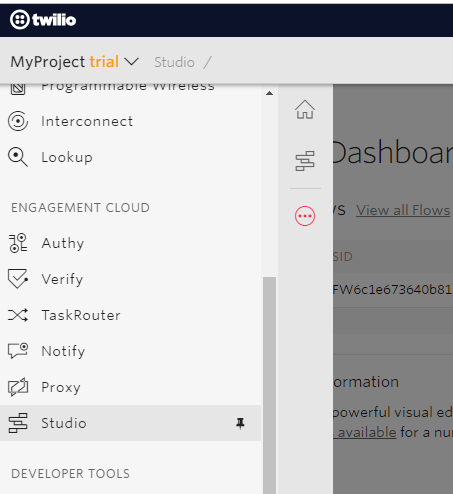 Twilio Studio integration - Treta Infotech